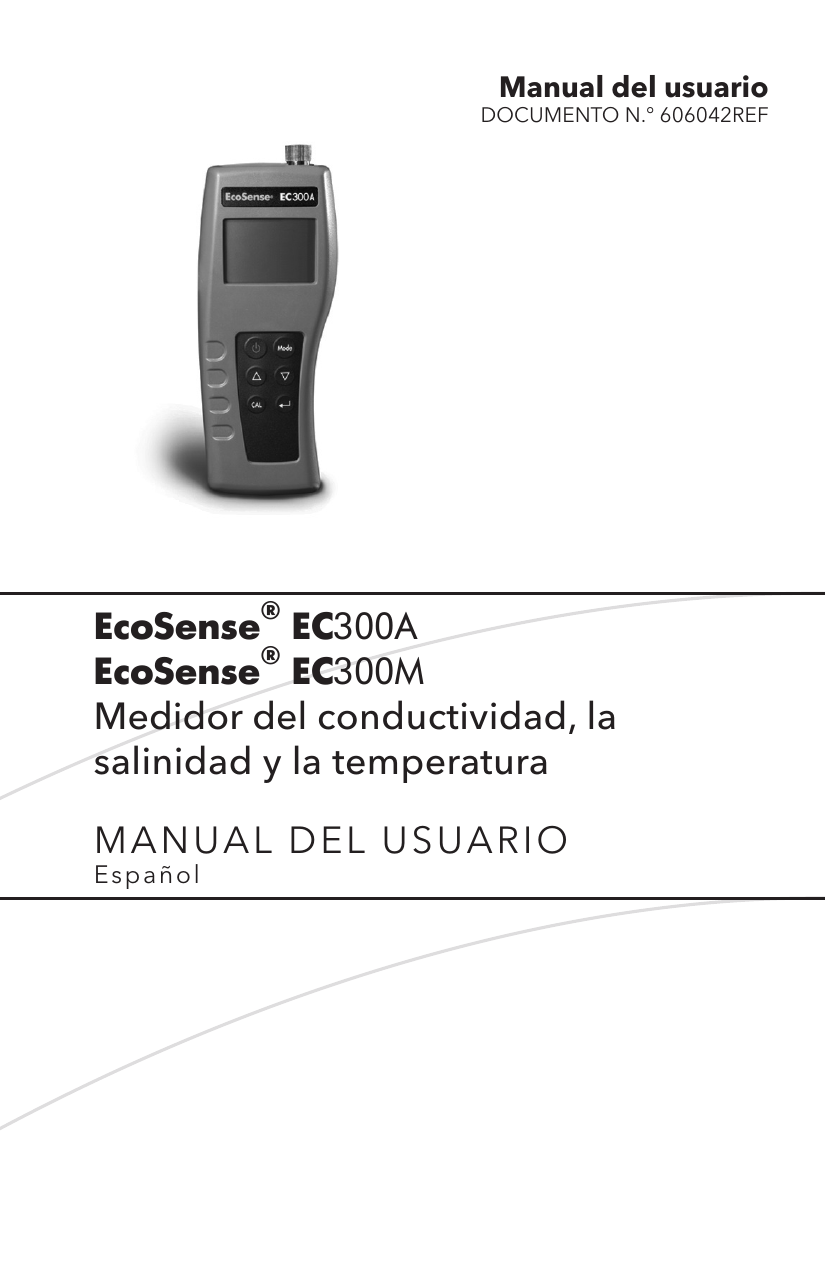 YSI EC300A y EC300M El manual del propietario | Manualzz
