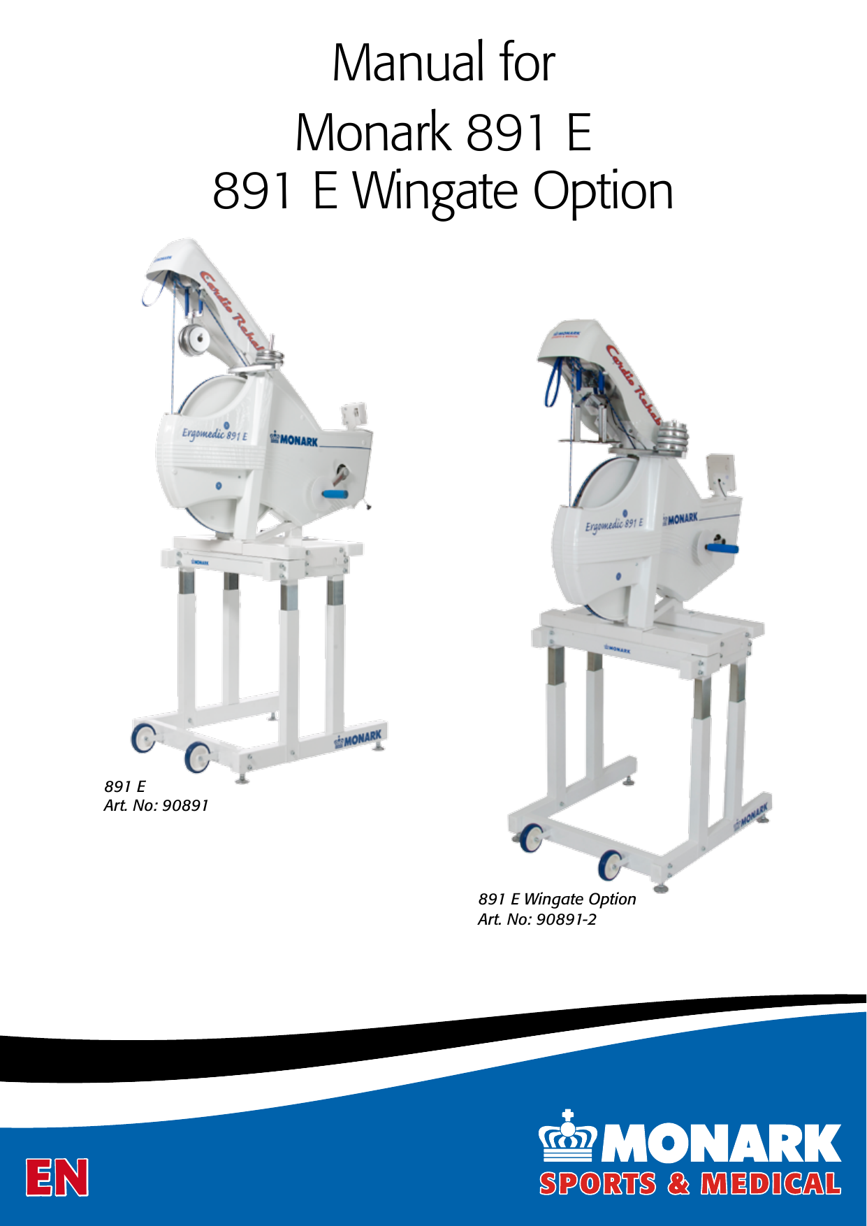 Monark 891E Wingate Upper Body Ergometer Manual | Manualzz