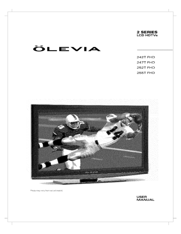 Olevia 252TFHD LCD Television Owner's Manual | Manualzz