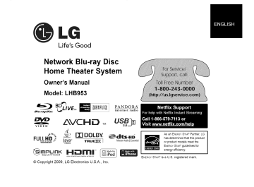 LG LHB953 Home Theater Owner's Manual | Manualzz