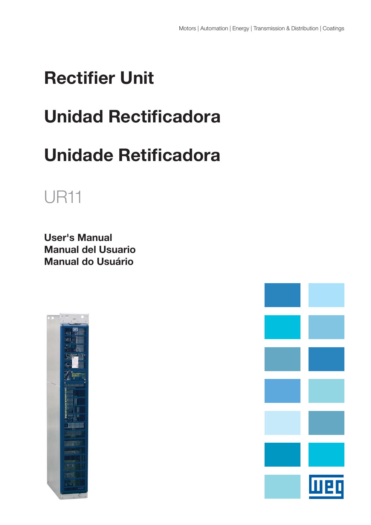 WEG Rectifier Unit UR11 Manual de usuario | Manualzz