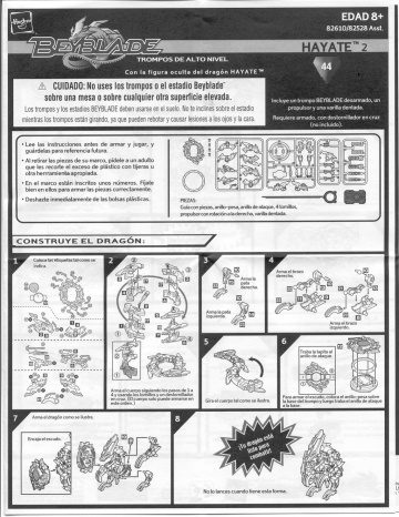 Beyblade Hayate 2 Instructions | Manualzz