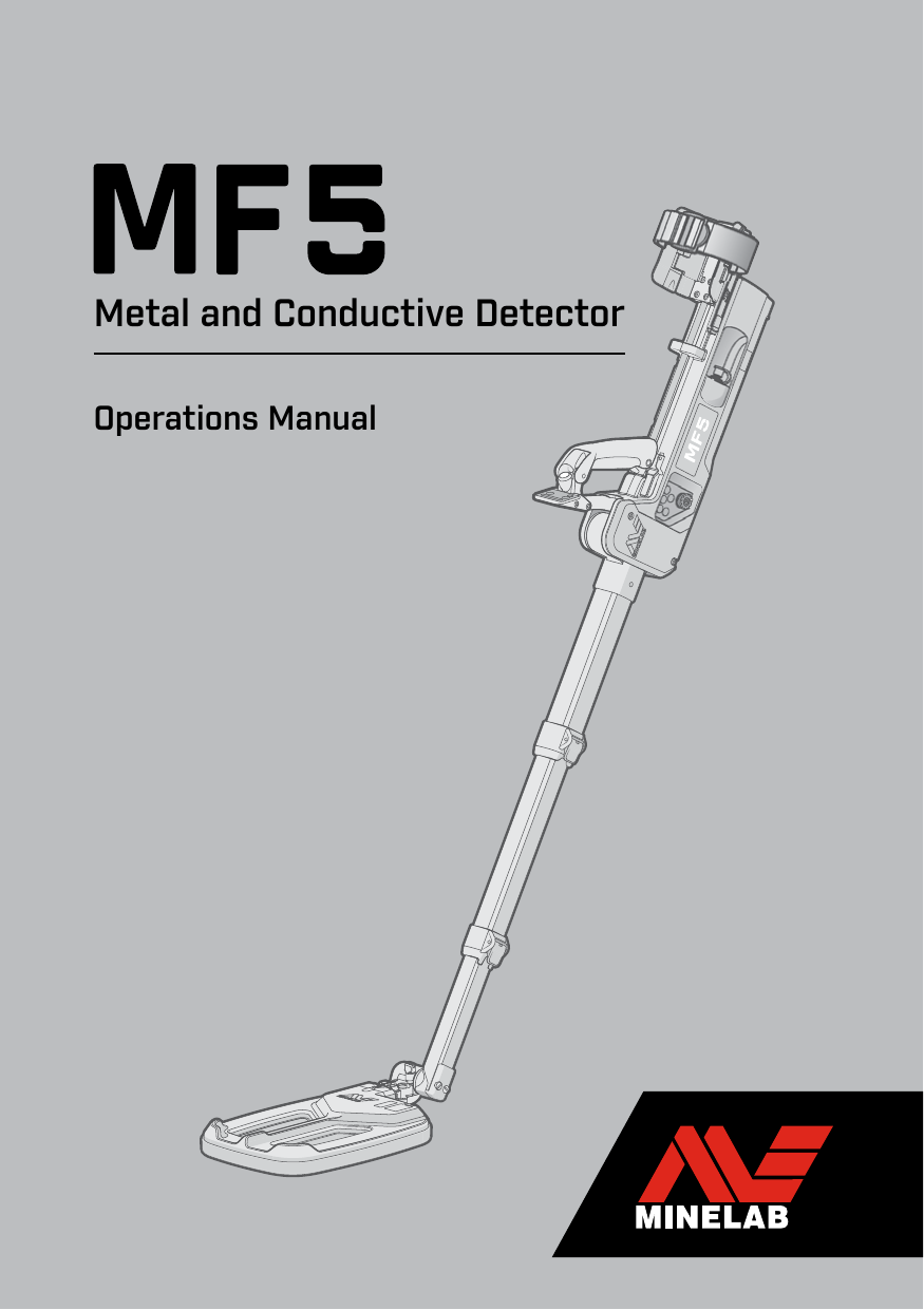 Minelab Minelab MF5 Countermine Detector Instruction Manual | Manualzz