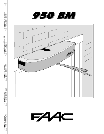 FAAC 950 de handleiding | Manualzz