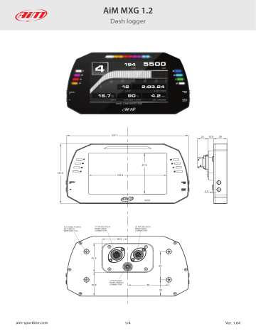 AIM MXG 1.2 Technical Sheet | Manualzz