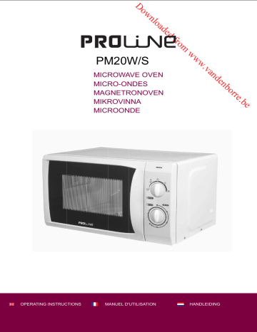 Proline PM 20S Owner Manual | Manualzz