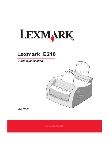 Lexmark E210 Manuel du propriétaire | Manualzz