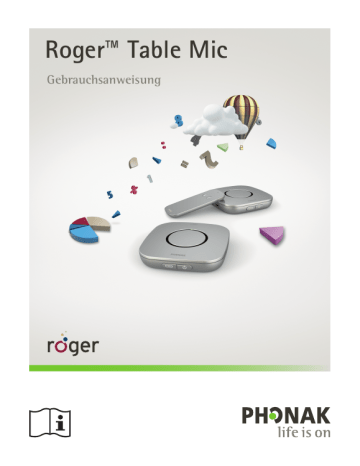 Phonak Roger Table Mic Bedienungsanleitung | Manualzz