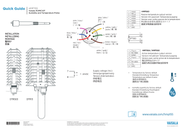 Vaisala HMP155 Manual | Manualzz