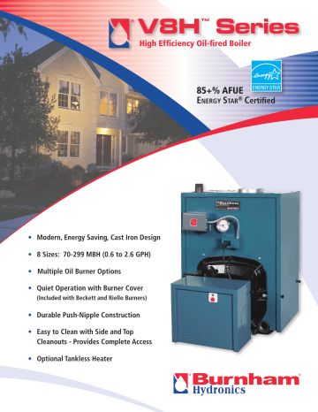 Burnham V8H Series Brochure & Specs | Manualzz