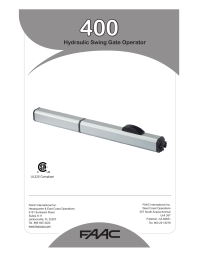 FAAC 455 D - Manuale utente, Manuale di installazione, Manuale di istruzioni