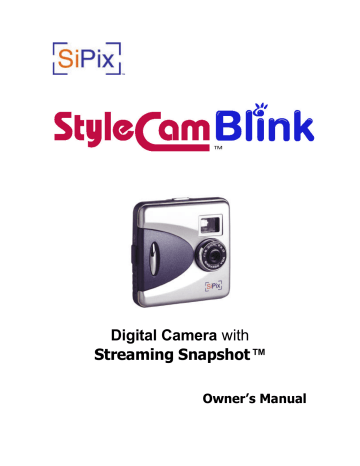 SiPix StyleCam Blink Owner's Manual | Manualzz