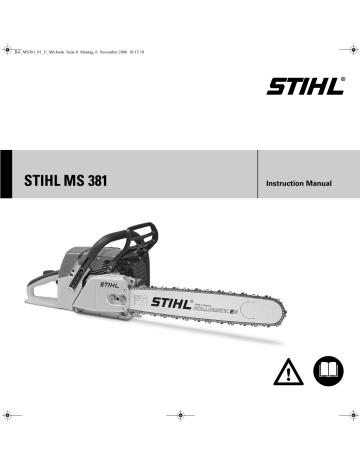 Stihl MS 381 Instruction Manual | Manualzz