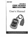 OBD II Scan Tool U480 User Manual | Manualzz