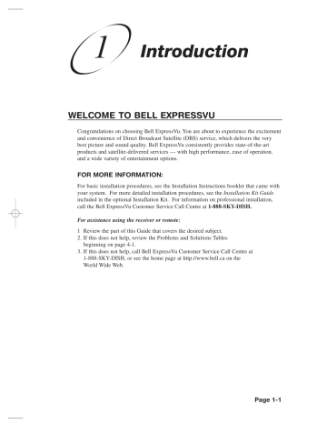 Bell EXPRESSVU User Manual | Manualzz