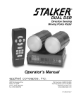 STALKER DSR 2X Direction Sensing Radar User Guide | Manualzz
