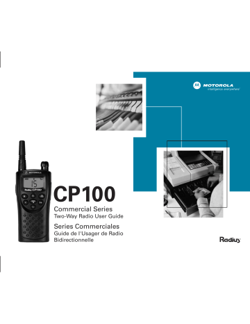 Motorola CP100 User Manual | Manualzz
