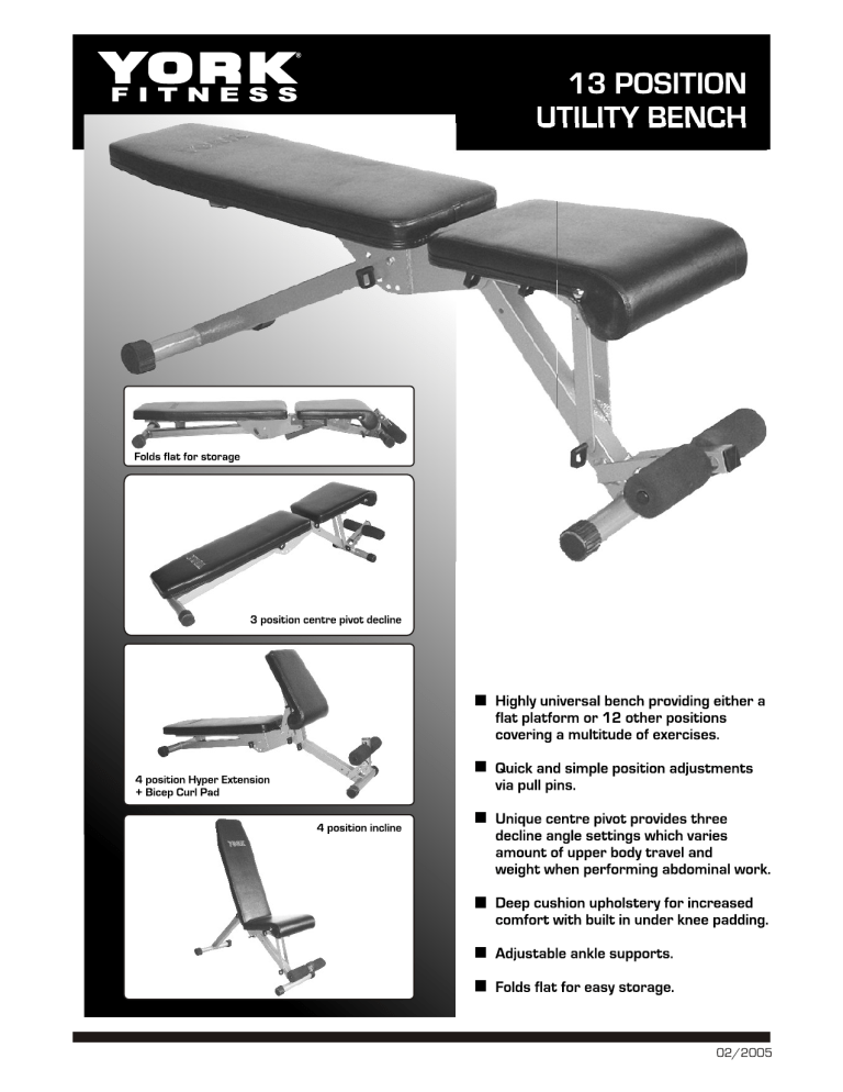 York Fitness Bench Replacement Parts | Reviewmotors.co