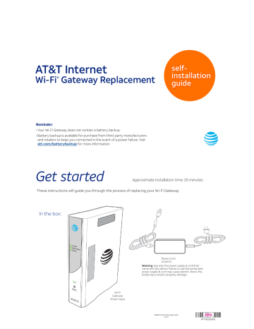 Arris BGW210 Get Started | Manualzz