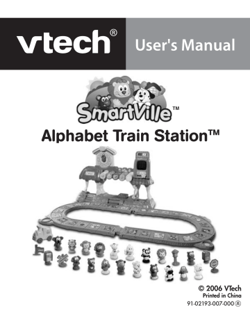 VTech SmartVille - Alphabet Train Station User Manual | Manualzz