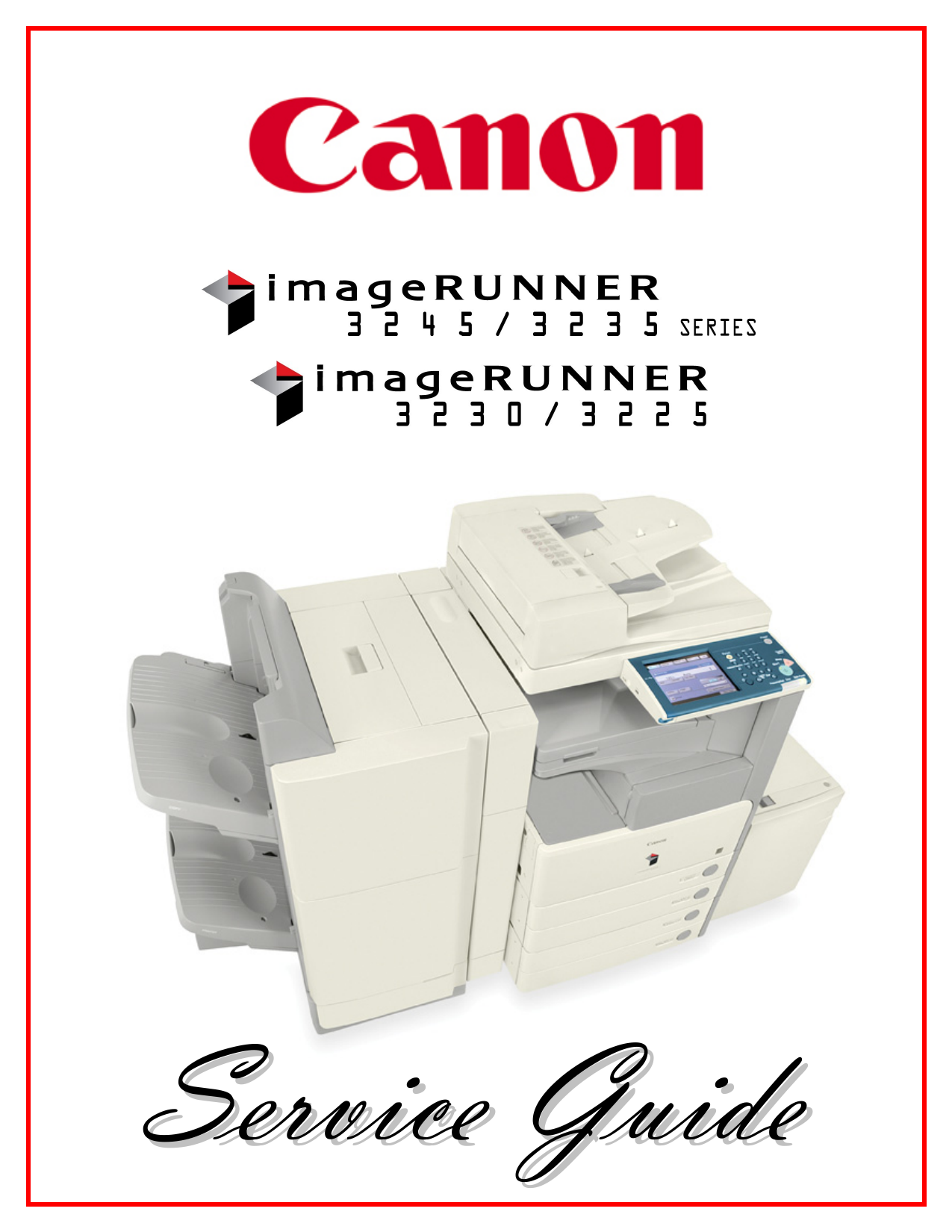 Canon ImageRunner 3225, ImageRunner 3230, ImageRunner 3235, ImageRunner ...