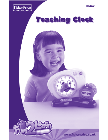 Fisher-Price Teaching Clock Instructions | Manualzz