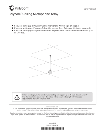 Polycom Wireless Microphone System Setup Sheet | Manualzz