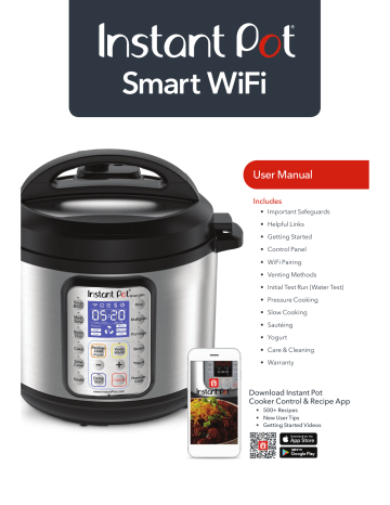 Instant Pot Smart WiFi User Manual | Manualzz