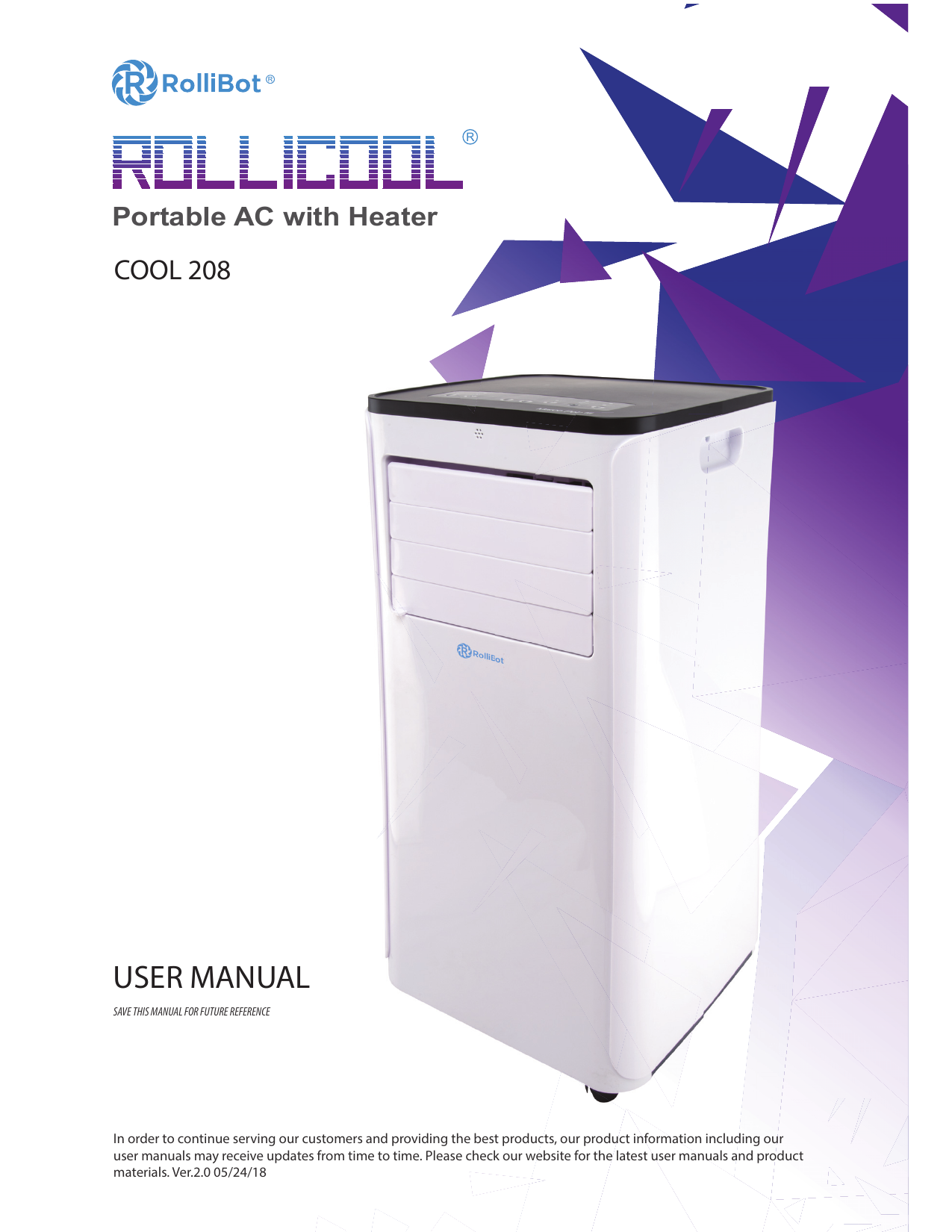 rollibot COOL 310, ROLLICOOL 208 User Manual | Manualzz
