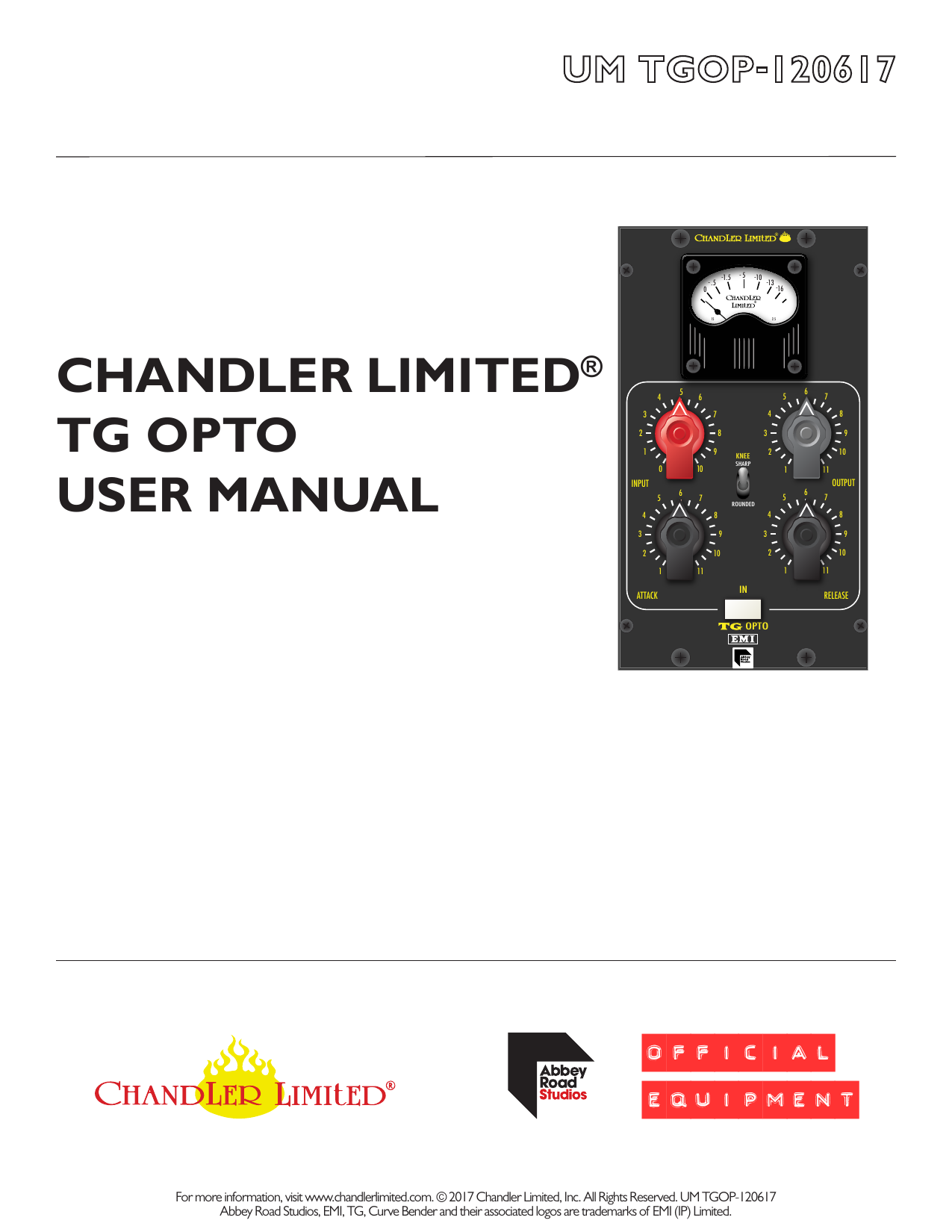 Chandler Limited TG OPTO User Manual | Manualzz