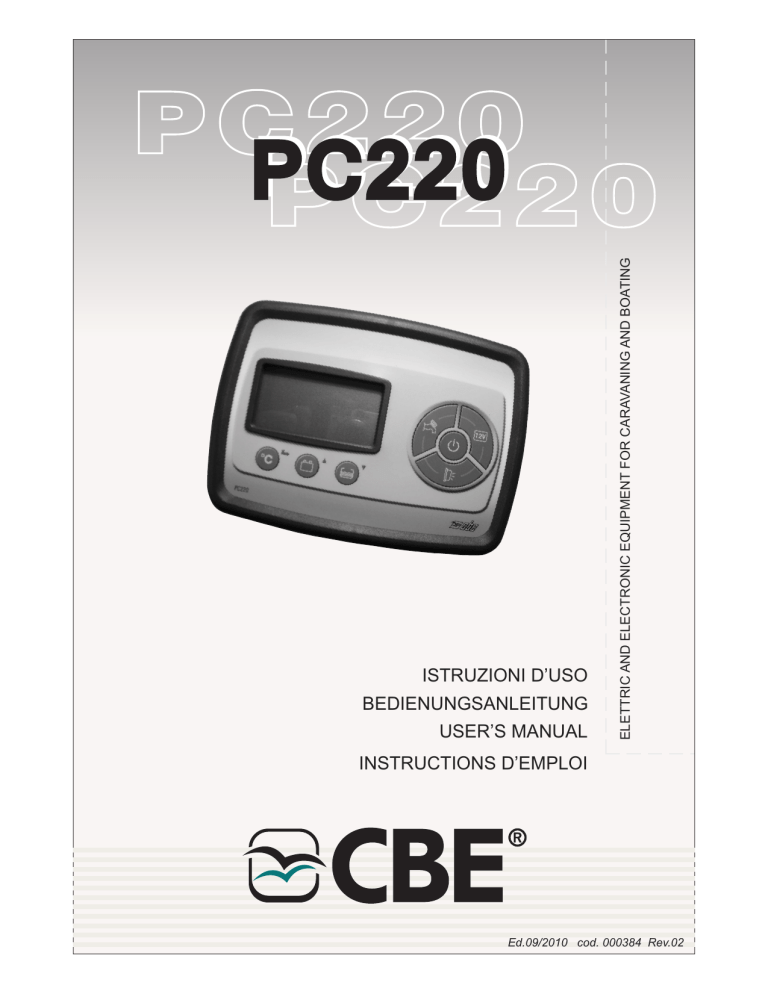 CBE pc220 User manual | Manualzz