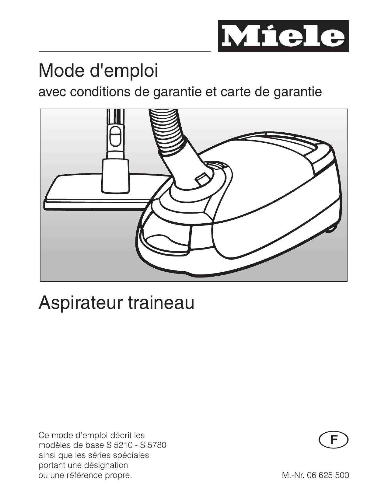 Miele SERIE S 5, null Mode d'emploi | Manualzz