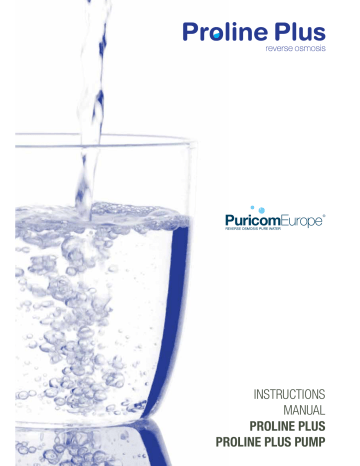 Puricom Europe PROLINE PLUS Instruction Manual | Manualzz