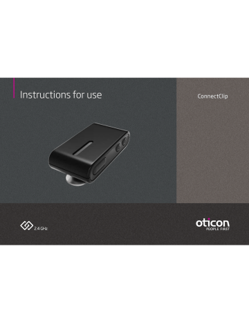Oticon Medical ConnectClip Instructions For Use Manual | Manualzz