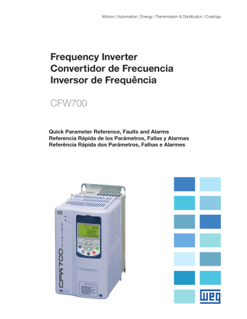 WEG CFW700 Reference manual | Manualzz