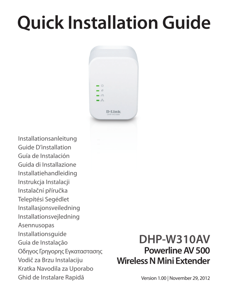 D-Link DHP-W310AV User manual | Manualzz