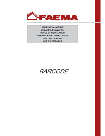 Faema BARCODE Use And Installation | Manualzz