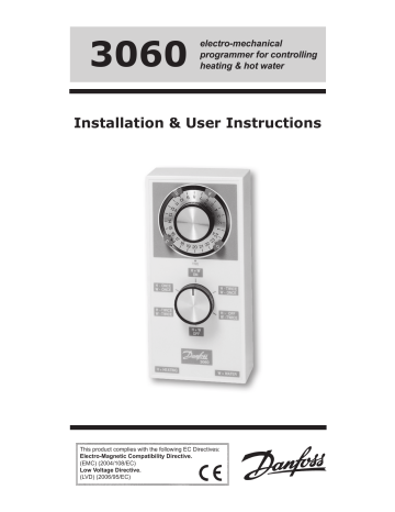 Danfoss 3060 Installation & User's Instructions | Manualzz
