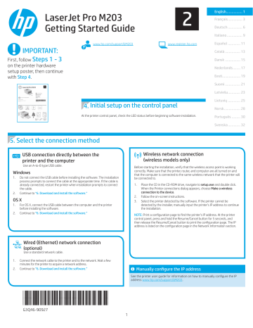 HP LaserJet Pro M203 Owner Manual | Manualzz
