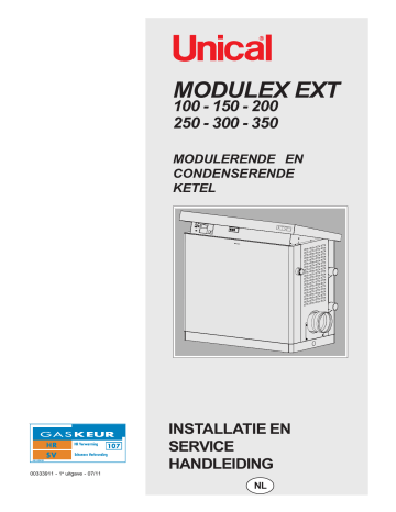 Unical MODULEX EXT 150 de handleiding | Manualzz