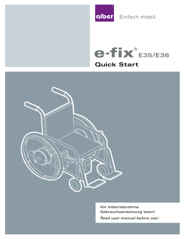 Alber e-fix E35/E36 User manual | Manualzz