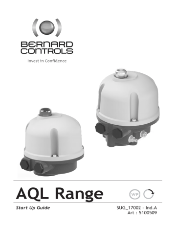 Bernard Controls AQ Range AQL उपयोगकर्ता पुस्तिका | Manualzz