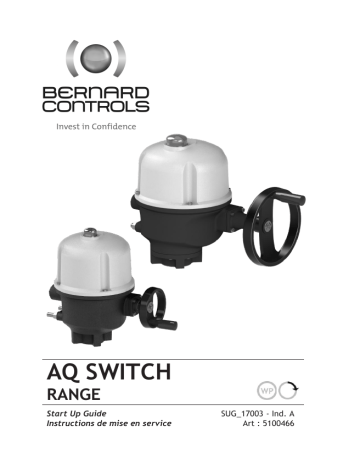 Bernard Controls AQ Range SWITCH Benutzerhandbuch | Manualzz