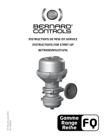 Bernard Controls FQ Range Installation & Operation Manual | Manualzz