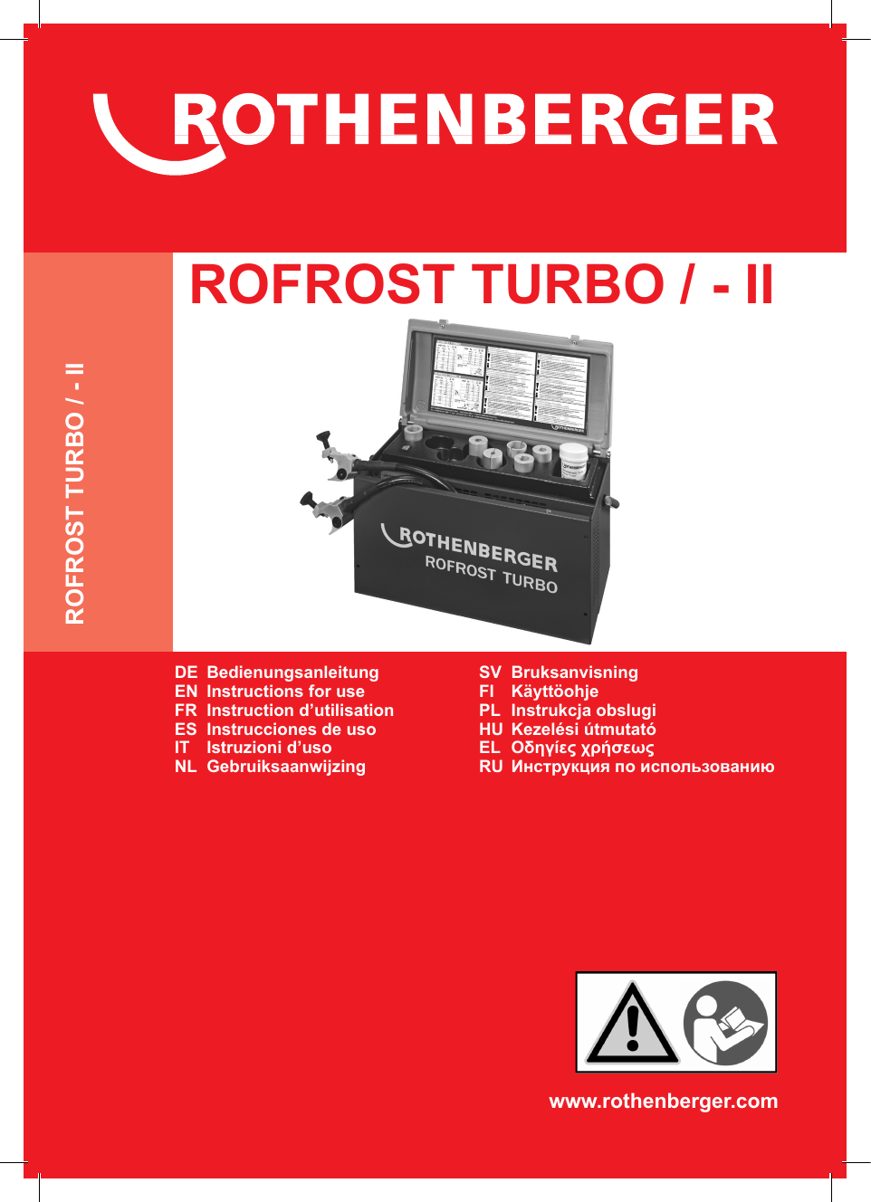 Rothenberger Pipe freezing system ROFROST Turbo 1.1/4", Pipe freezing ...
