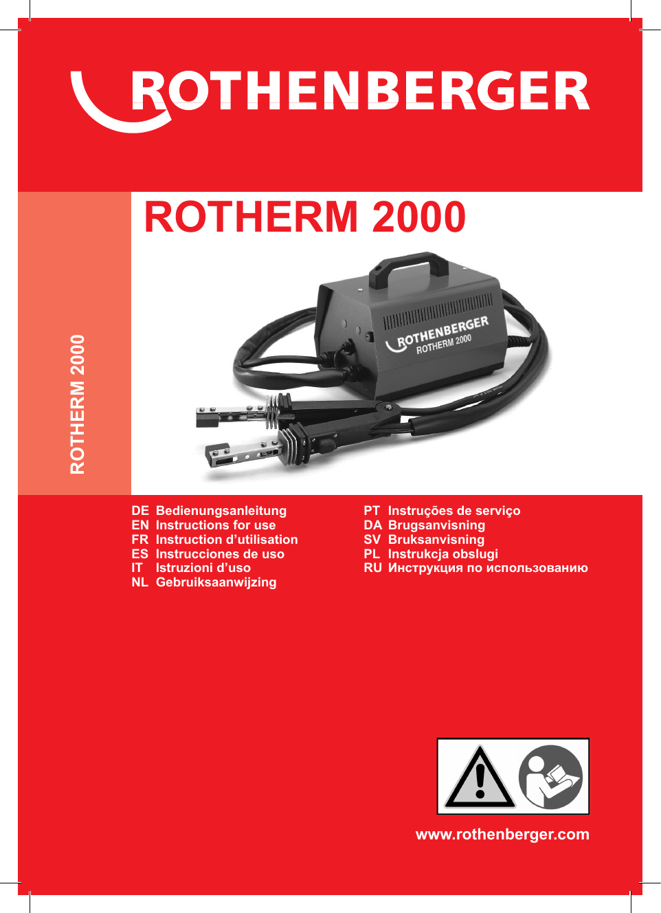 Rothenberger Electro-fusion welding device ROTHERM 2000 Manuel ...