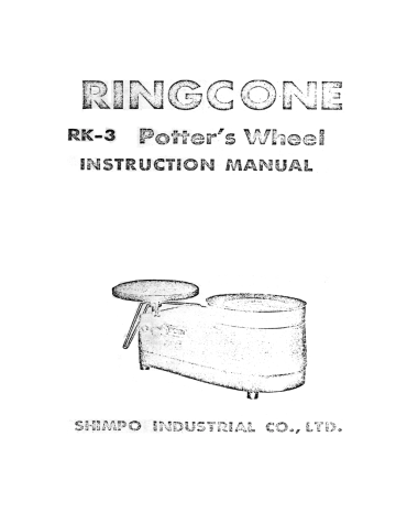 Shimpo RK-3 Ringcone Popet Instruction Manual | Manualzz