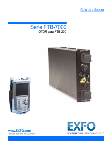EXFO FTB-7000 OTDR Series for FTB-200 Guia de usuario | Manualzz