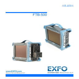 EXFO FTB-500 - User Guide, Data Sheet