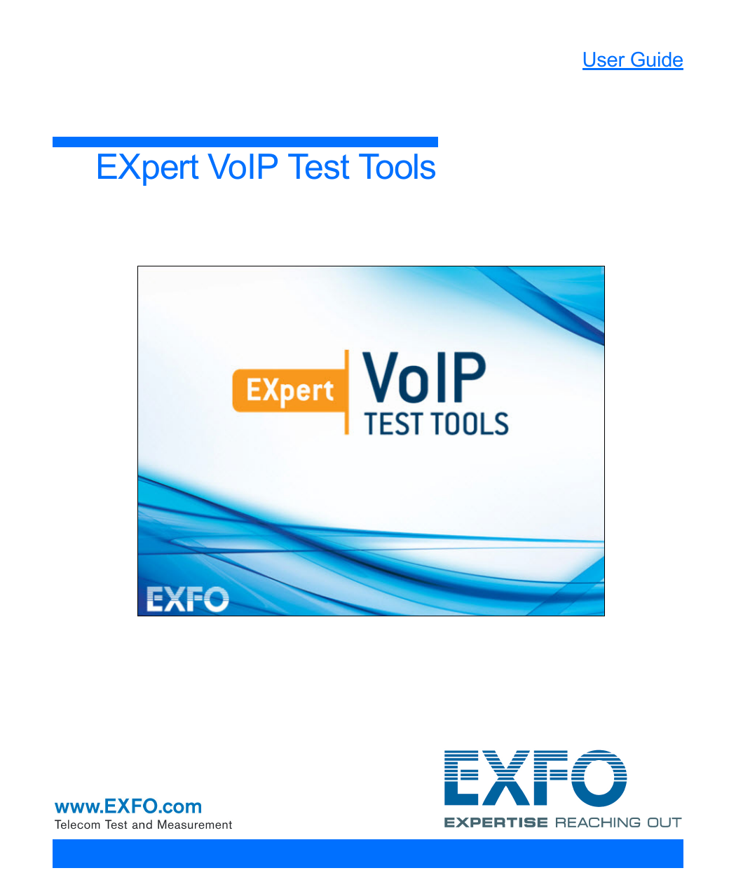 EXFO EXpert VoIP Test Tools User Guide | Manualzz